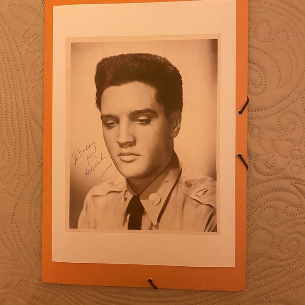 Elvis Presley Signed Poster - Etsy