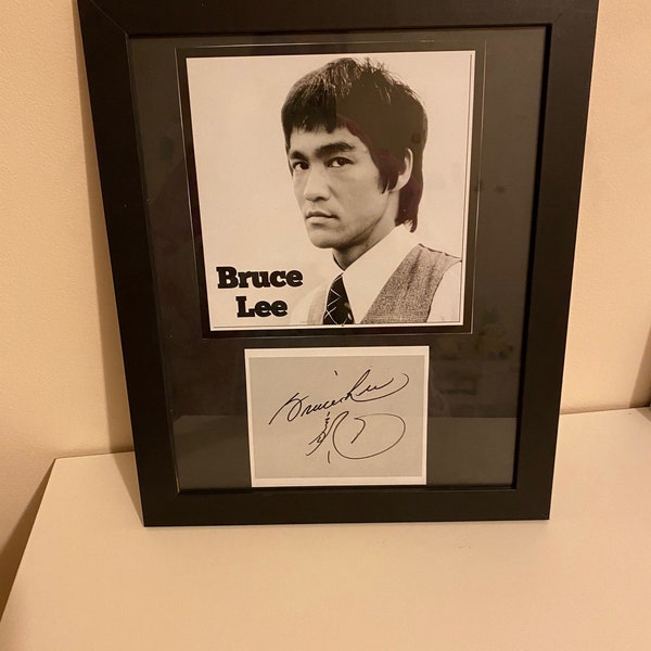 Bruce Lee Autograph - Etsy