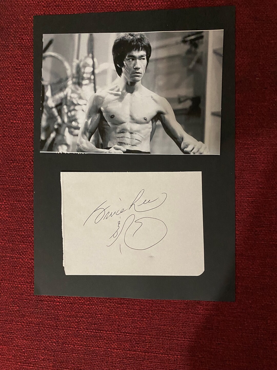 Bruce Lee Autograph Hand Signed Rare COA - Etsy Australia