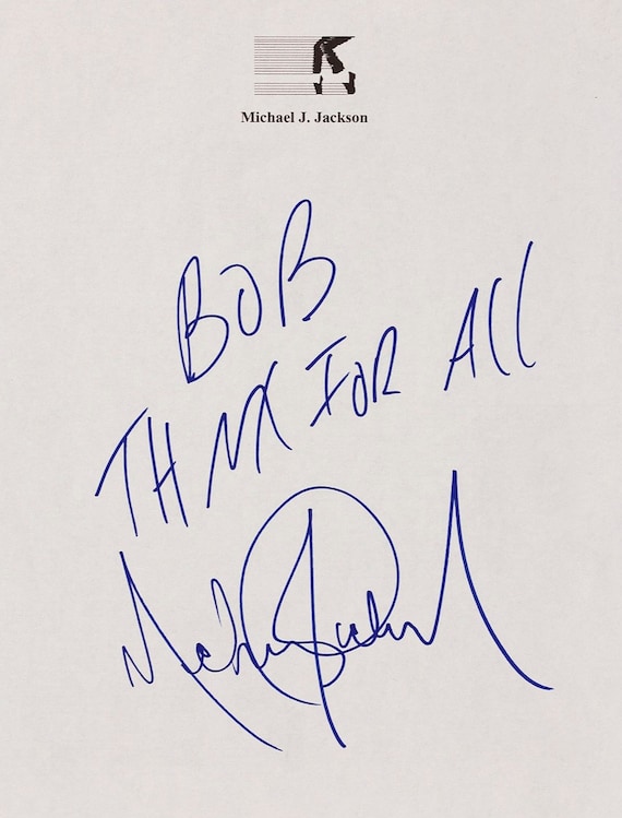Michael Jackson Autograph