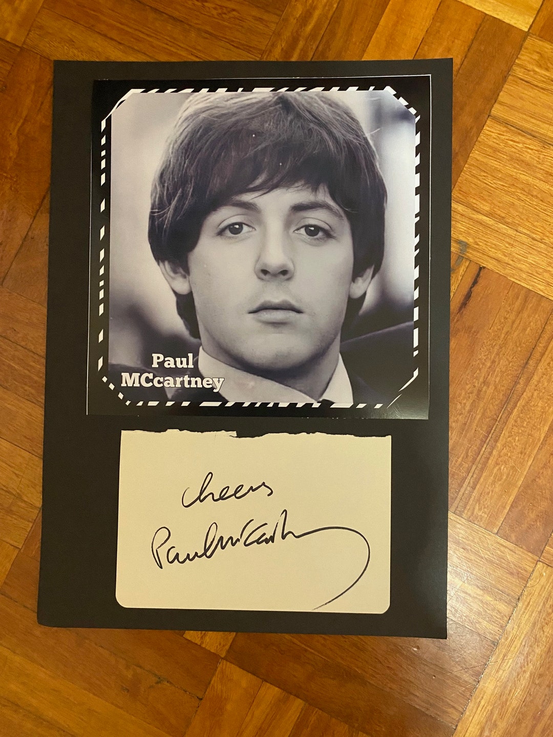 Paul McCartney signed autograph the beatles photo - Etsy Portugal
