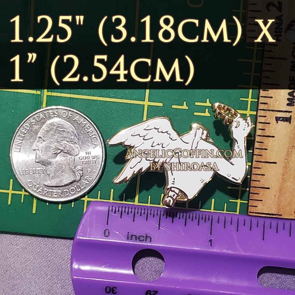 Headless Angel Gothic Enamel Pin, Angelcore Pin, Occult Macabre Pin ...