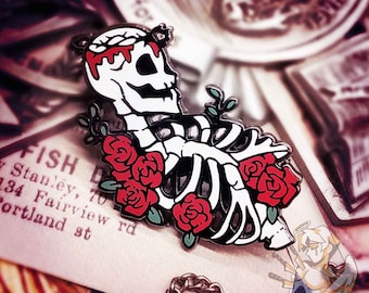 Gothic Enamel Pin - Etsy