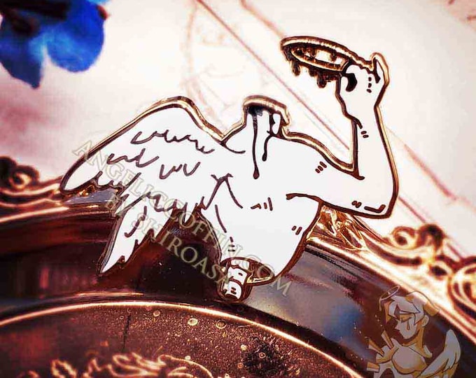 Headless Angel Gothic Enamel Pin, Angelcore Pin, Occult Macabre Pin ...