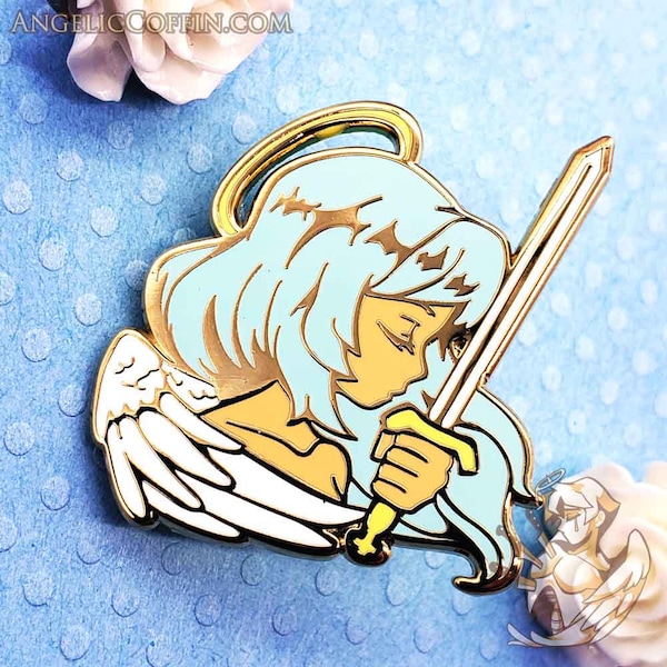 Gold Angel Pin - Etsy