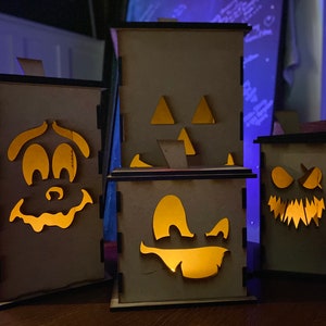 DIGITAL FILES Halloween Jack O'lantern 1/4" 16 Faces Each Size! Cut and ...