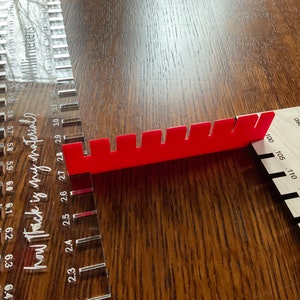 Digital File! Thickness Gauge Kerf Tool Guide INCHES & MM for Glowforge ...