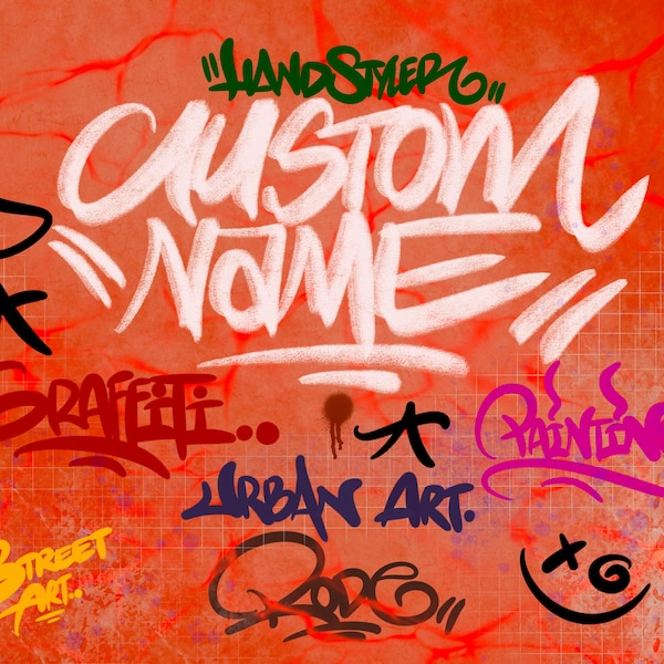 Graffiti Tops - Etsy