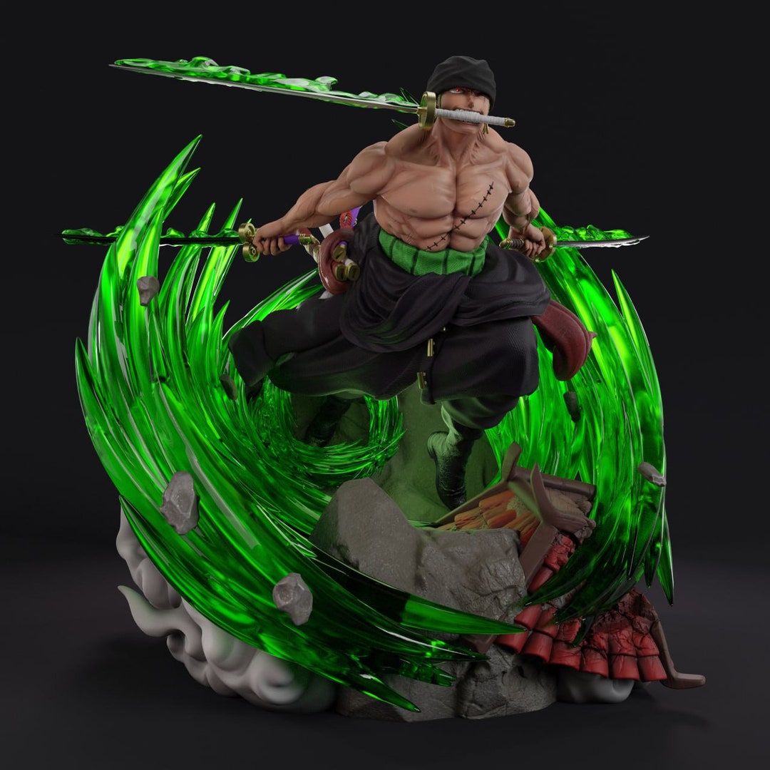 Zoro- One Piece - STL File for 3d Printing. - Etsy