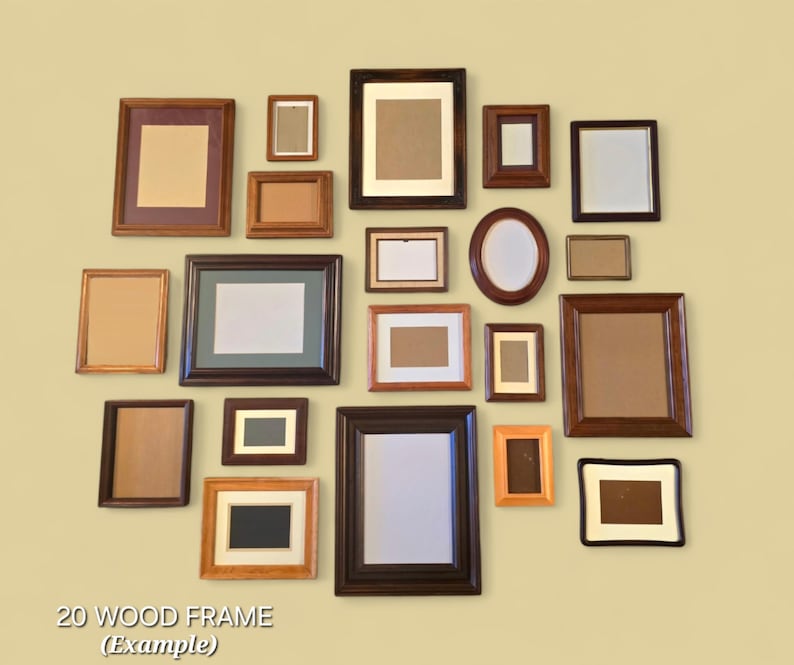 Western Themed Wood Frames | Gallery Wall Frames | Rustic Wall Decor | Vintage Frames | Cowboy ...