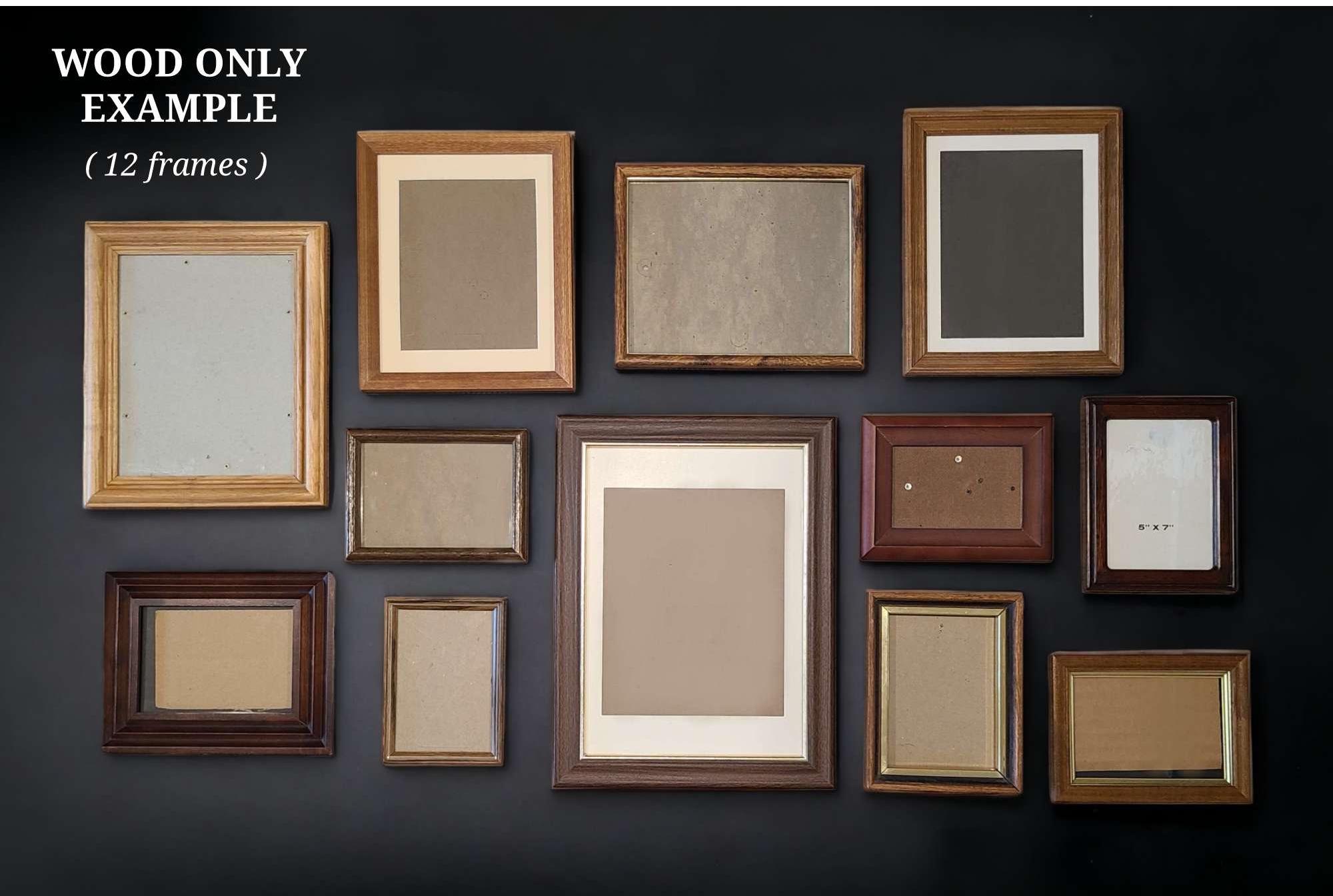 Western Themed Wood Frames | Gallery Wall Frames | Rustic Wall Decor | Vintage Frames | Cowboy ...
