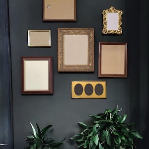 Gallery Wall Frames | Assorted Frame Bundle | Vintage Picture Frames | Gold Frames | Wood Frames ...