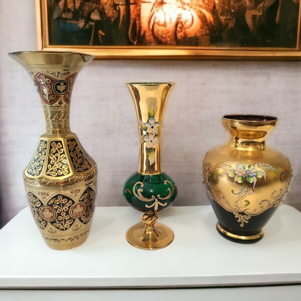 Intricate Glass Vase - Etsy