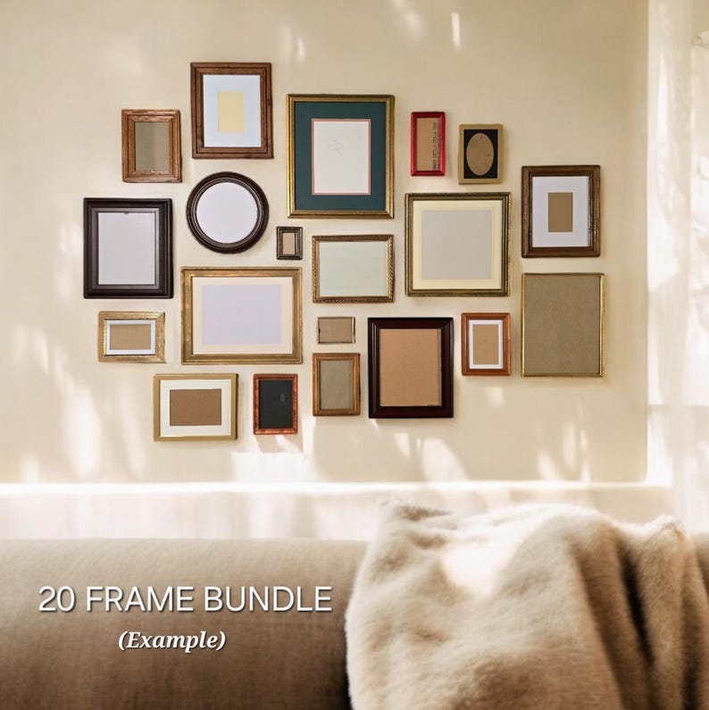 Nursery Gallery Wall | Real Picture Frames | Mix and Match Picture ...