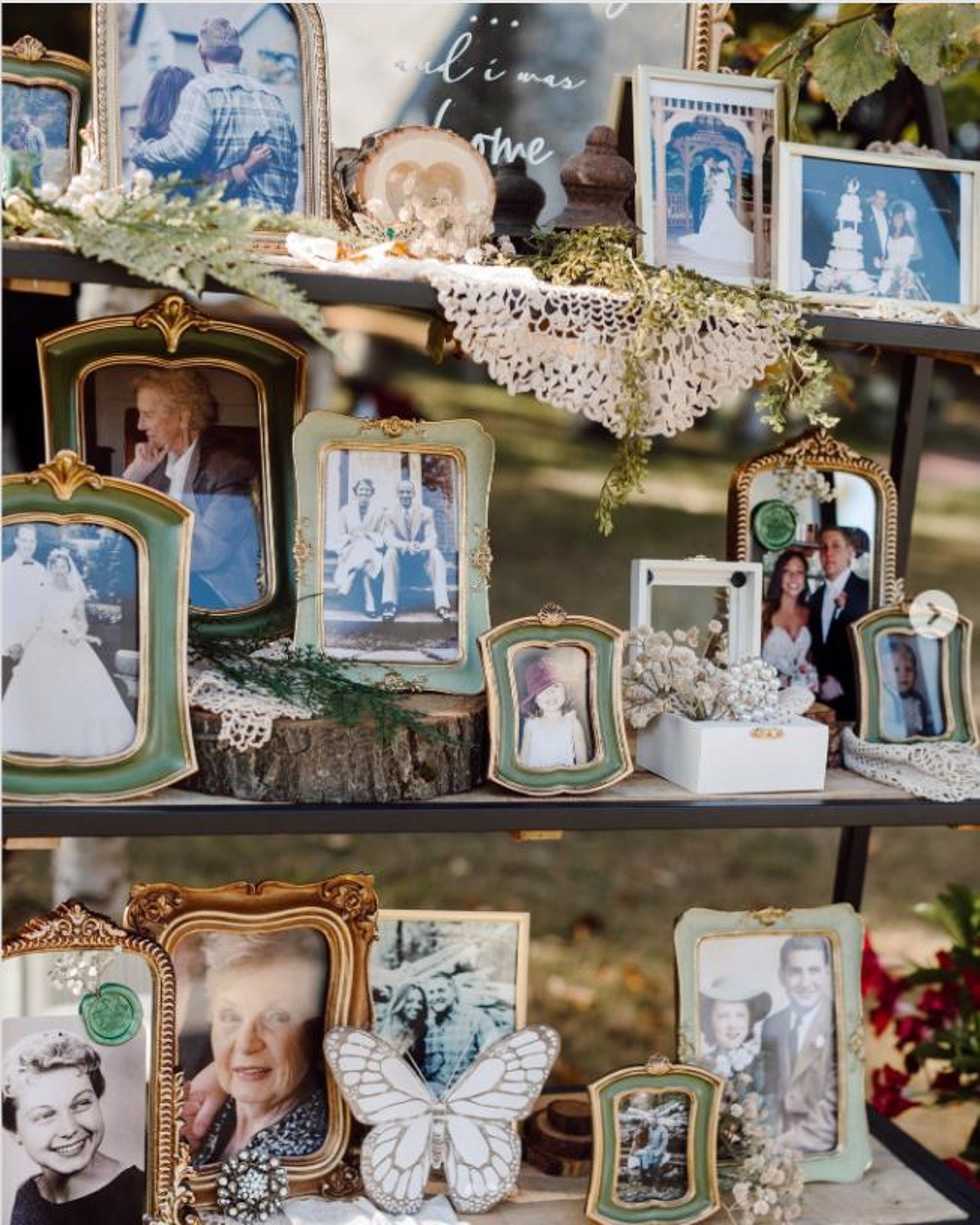 Wedding Memory Table FRAMES ONLY | Memorial Photo Display | Wedding ...