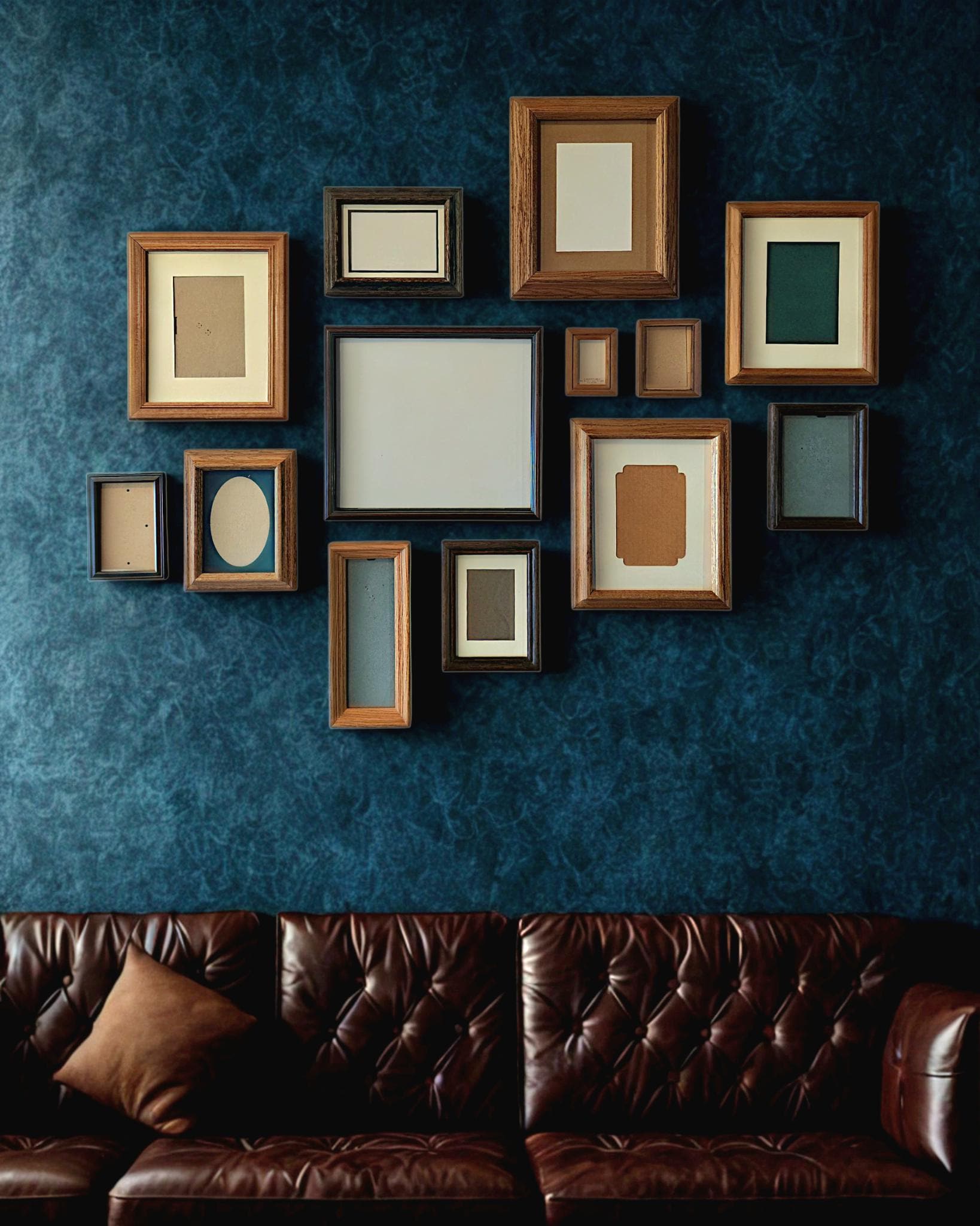Vintage Picture Frames | Gallery Wall Set | Gold and Wood Frames ...