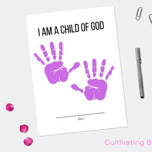 Handprint Craft, Sunday School or Children’s Church Art Project ...