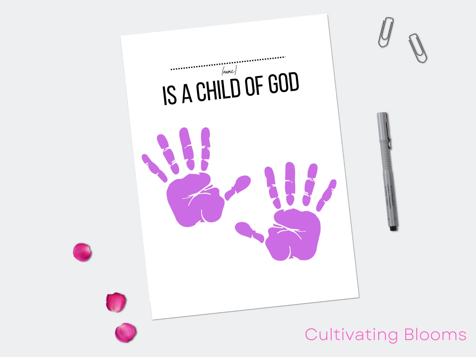 Handprint Craft, Sunday School or Children’s Church Art Project ...