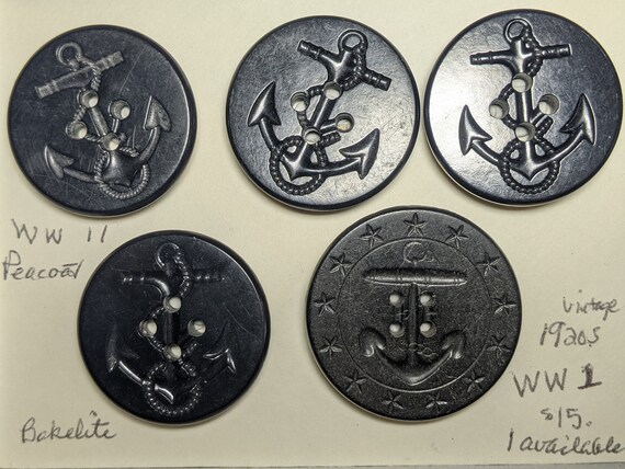 Antique U.S. Navy Buttons - Etsy