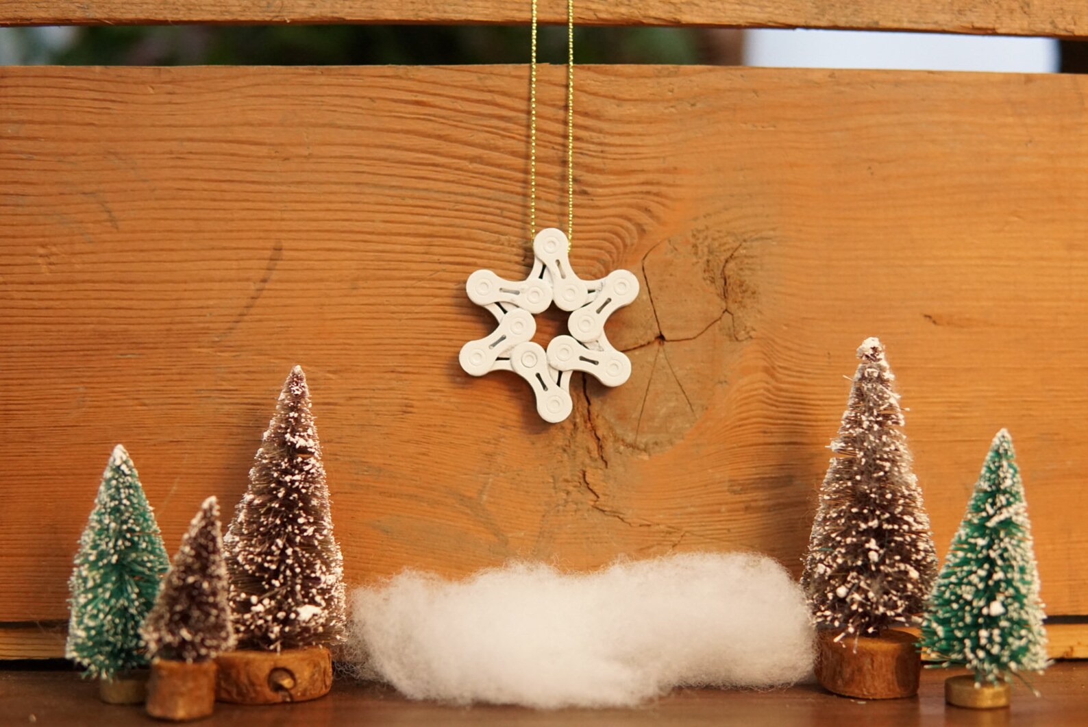 Bike Chain Christmas Ornament Snowflake - Etsy