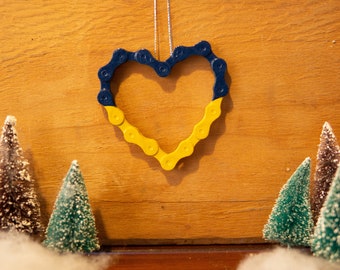 Bike Chain Christmas Ornament Snowflake - Etsy