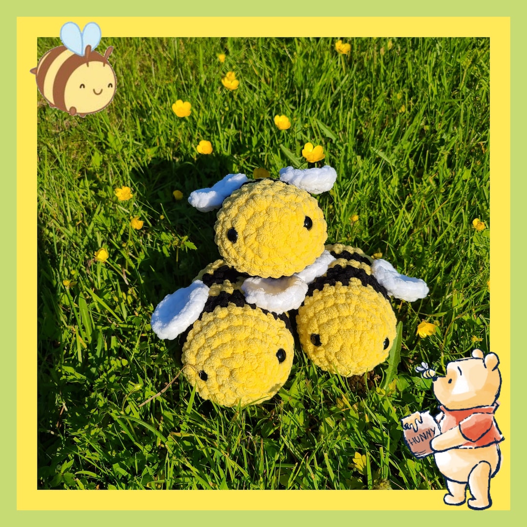 Cute Handmade Crochet Bee Cozy Plushie Amigurumi Perfect - Etsy