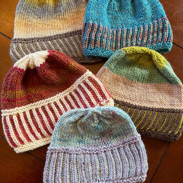 Hand Knit Hat - Etsy