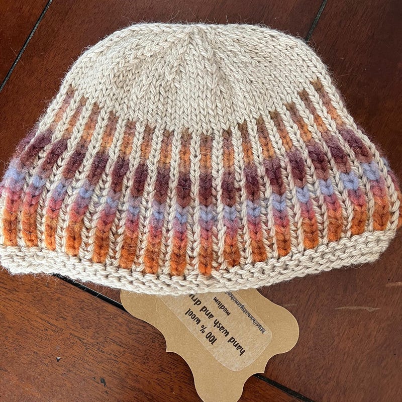 Hand Knit Hat - Etsy