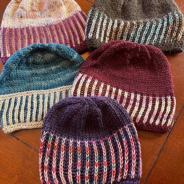 Hand Knit Hat - Etsy