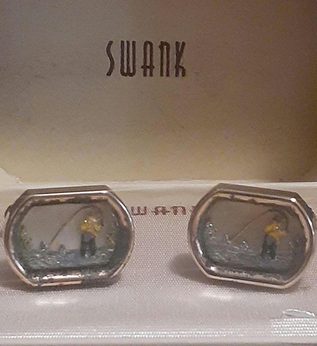 Swank Angler Fishing Cufflinks in Original Box - Etsy