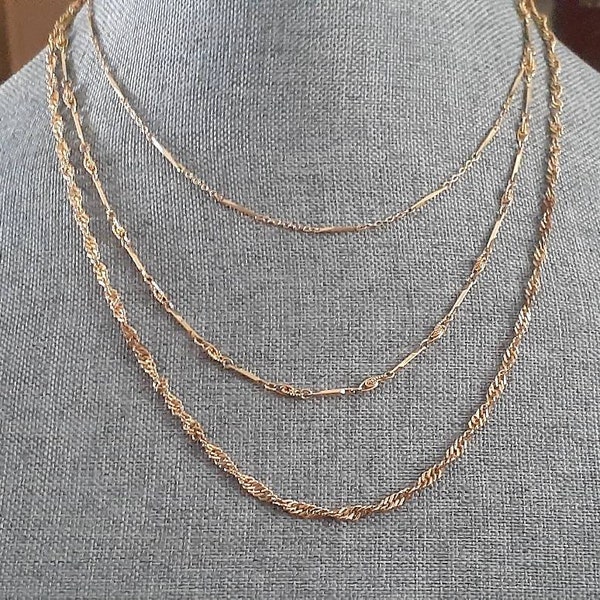 Multi Strand Chain - Etsy