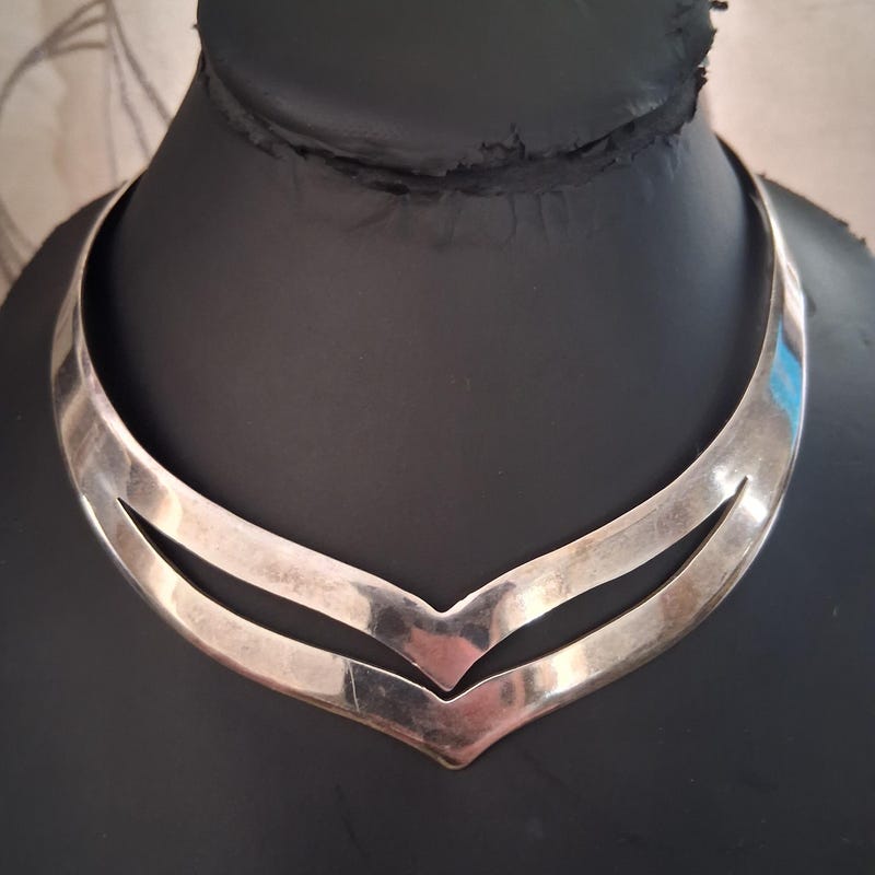 Vintage Torque Silver - Etsy