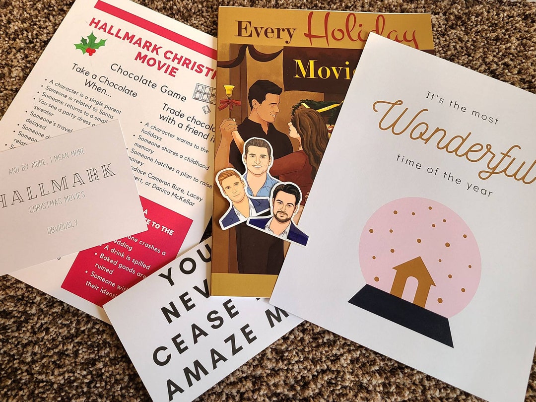 Hallmark Christmas Movie Holiday Gift Set (coloring Book, Hallmark Hunk ...