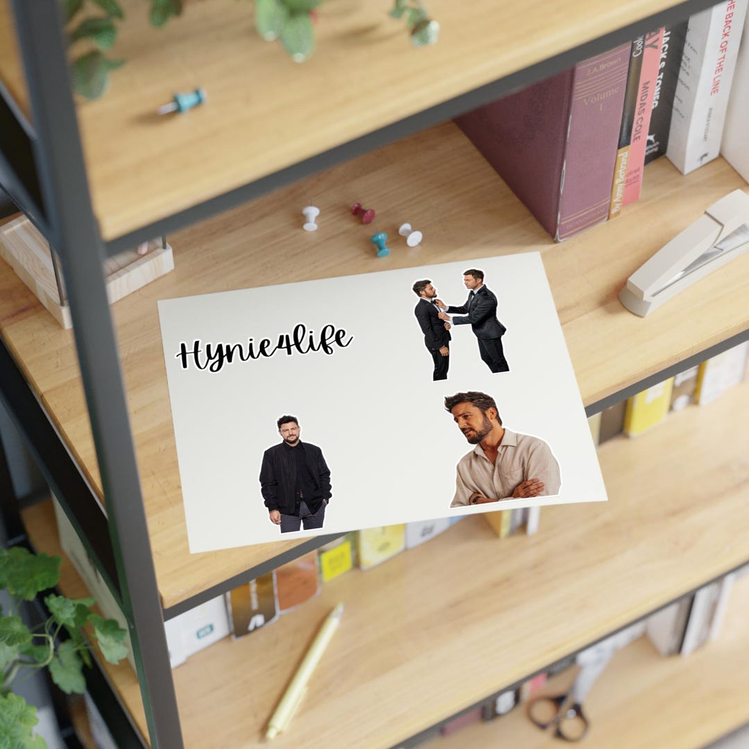 Tyler Hynes 4 set Sticker Sheet black Edition 2025, 2 Sizes and ...