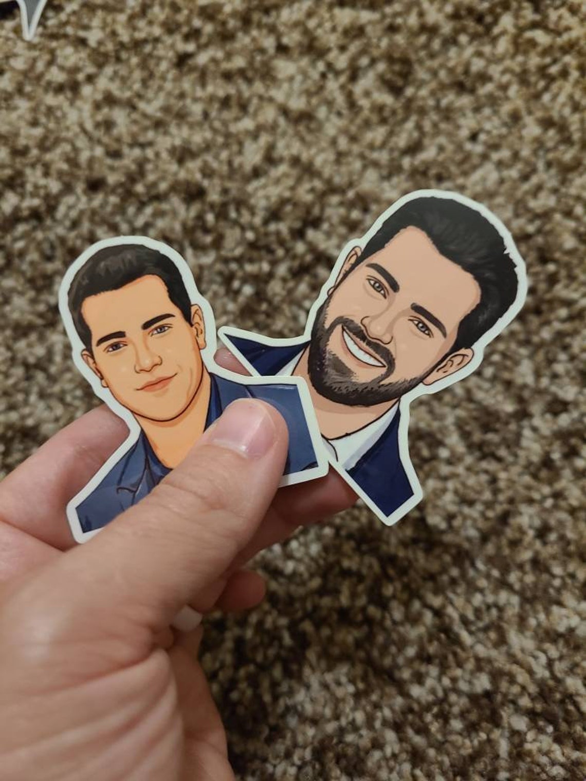 Hallmark Hunk Christmas Movie Inspired Sticker Pack any Set - Etsy