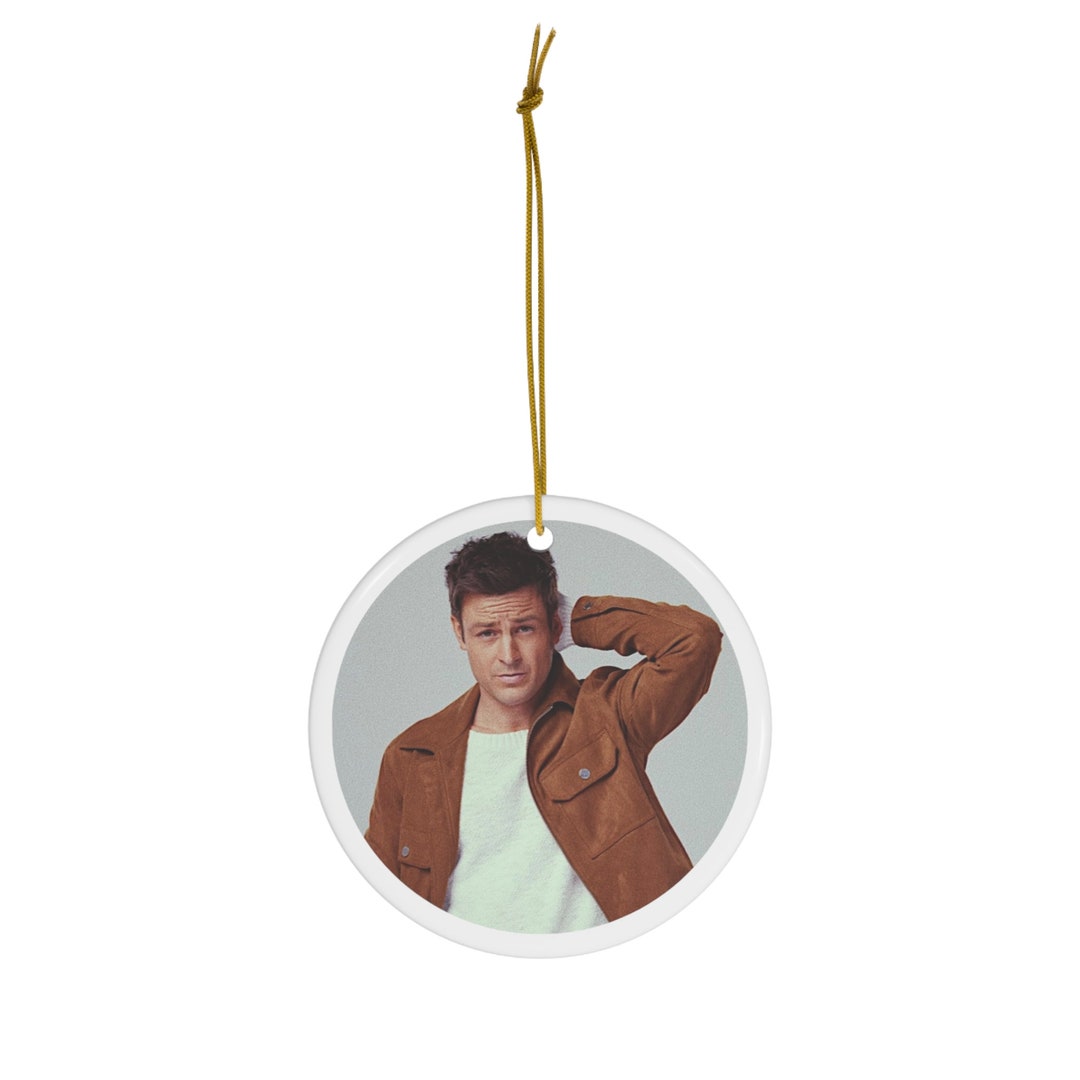 Tyler Hynes Brown Jacket Ceramic Circle Christmas Ornament - Etsy