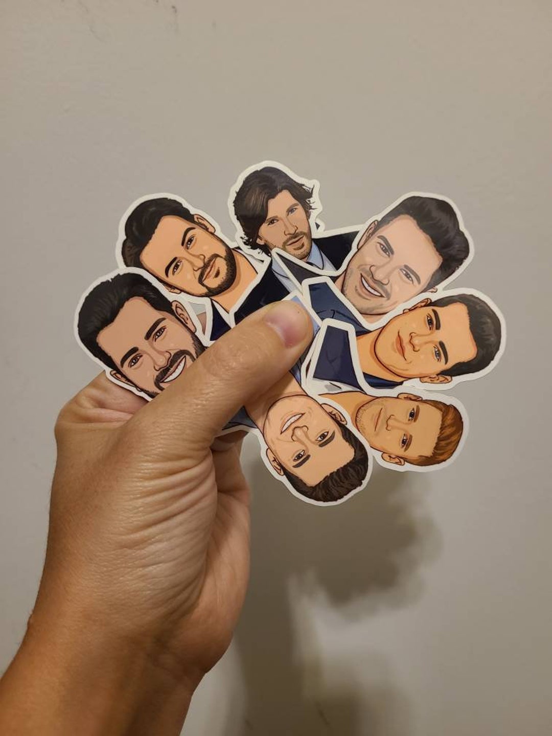 Hallmark Hunk Christmas Movie Inspired Sticker Pack (any Set of 4 or ...