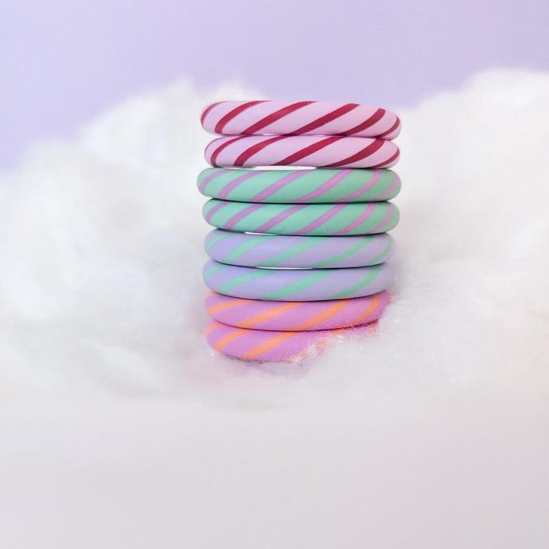 Peppermint Earrings - Etsy