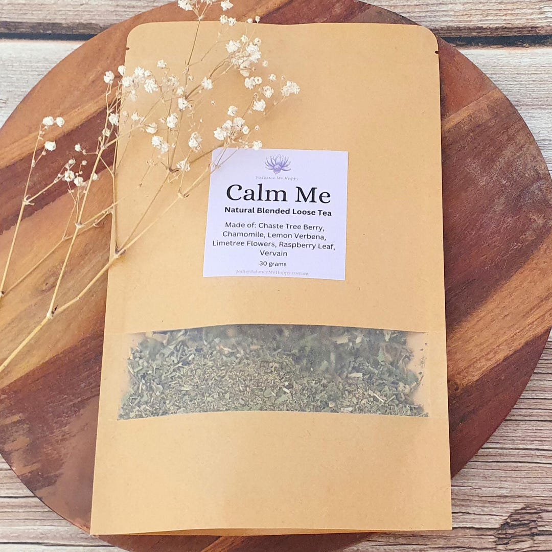 Calm Me | Natural Blended Loose Tea| Wellness Tea - Etsy