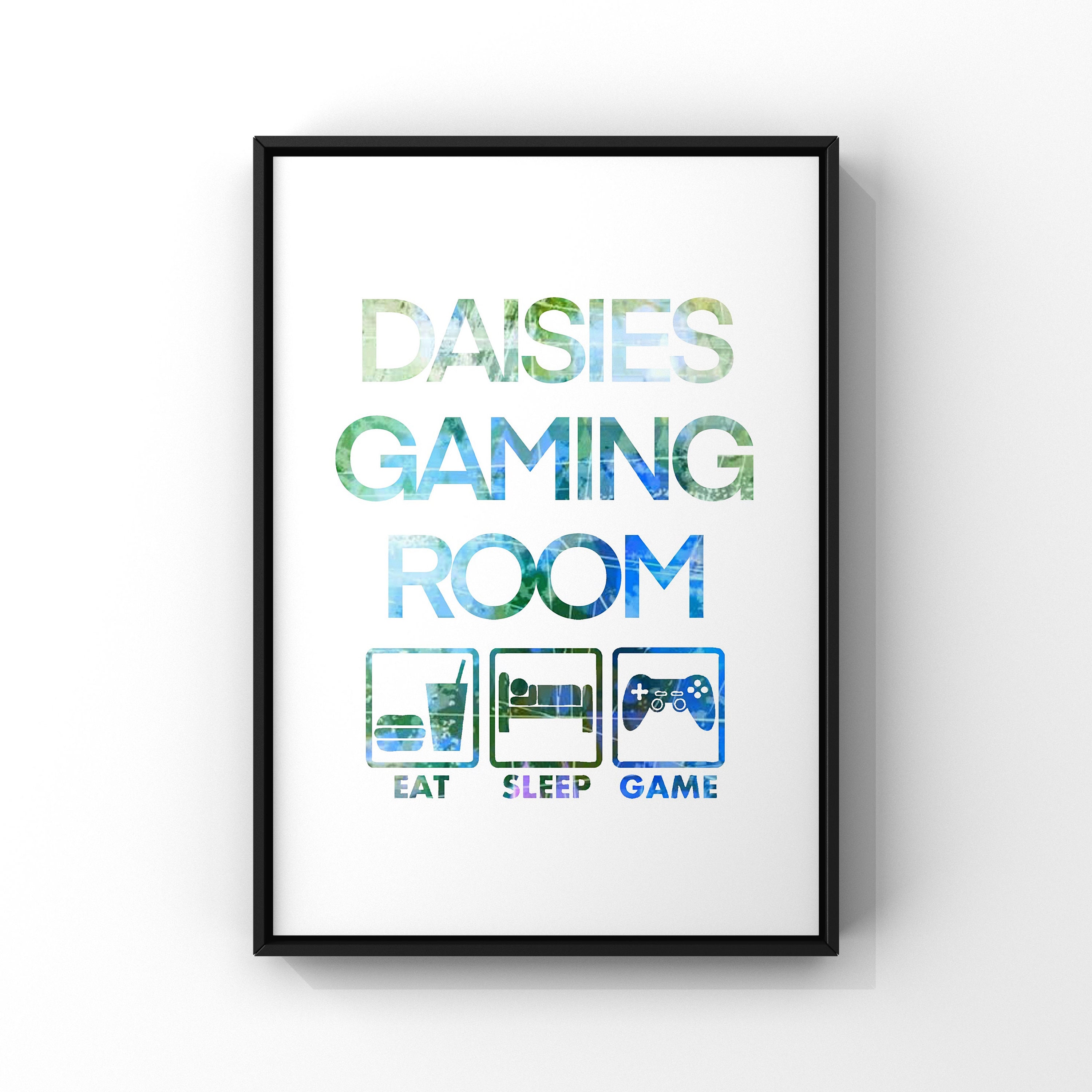 Gaming Prints, Gamer Poster, Games Room Wall Art, Teen Gift, Boys ...