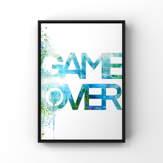 Gaming Prints Gamer Poster Games Room Wall Art Teen Gift - Etsy