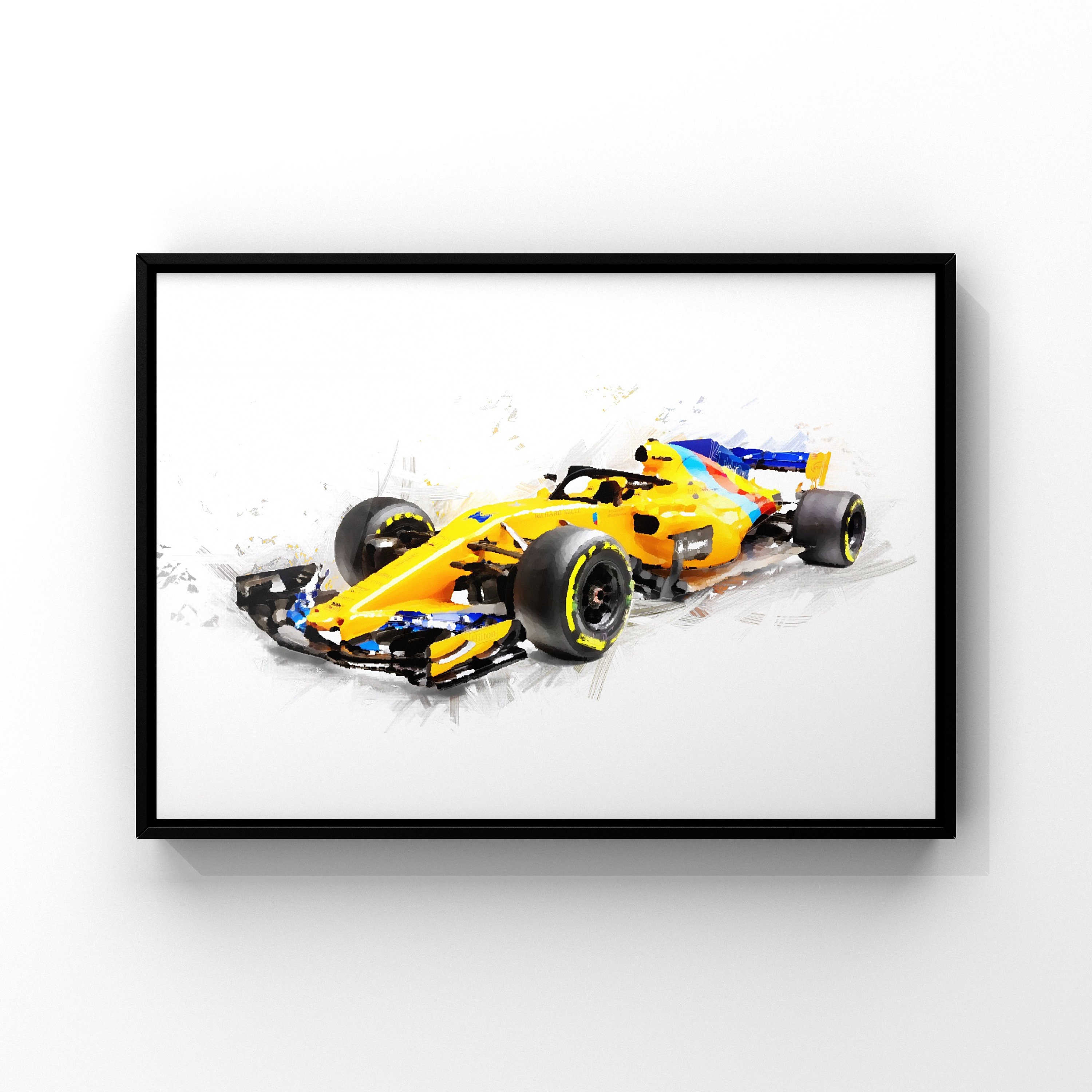 F1 Formula 1 Car Poster Formula One Illustration Ferrari - Etsy UK