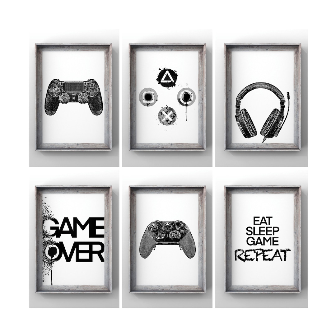 Gaming Prints, Gaming Poster, Printable Video Game Wall Art, Gamer Gift ...