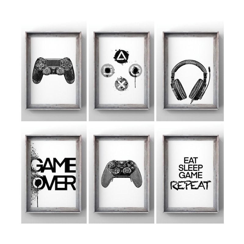 Gamer Wall Decor - Etsy