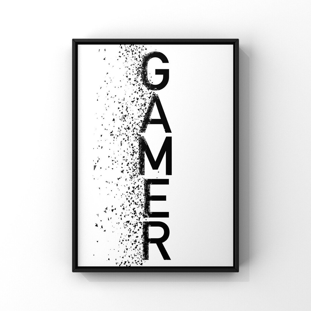 Gaming Prints, Gaming Poster, Games Room Wall Art, Boys Bedroom Decor ...