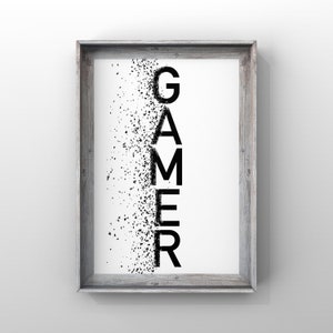 Gaming Prints, Gaming Poster, Printable Video Game Wall Art, Gamer Gift ...
