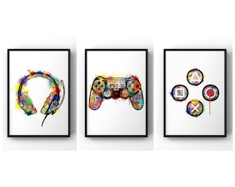 Game Over Print Gamer Wall Art Game Over Poster Gaming - Etsy