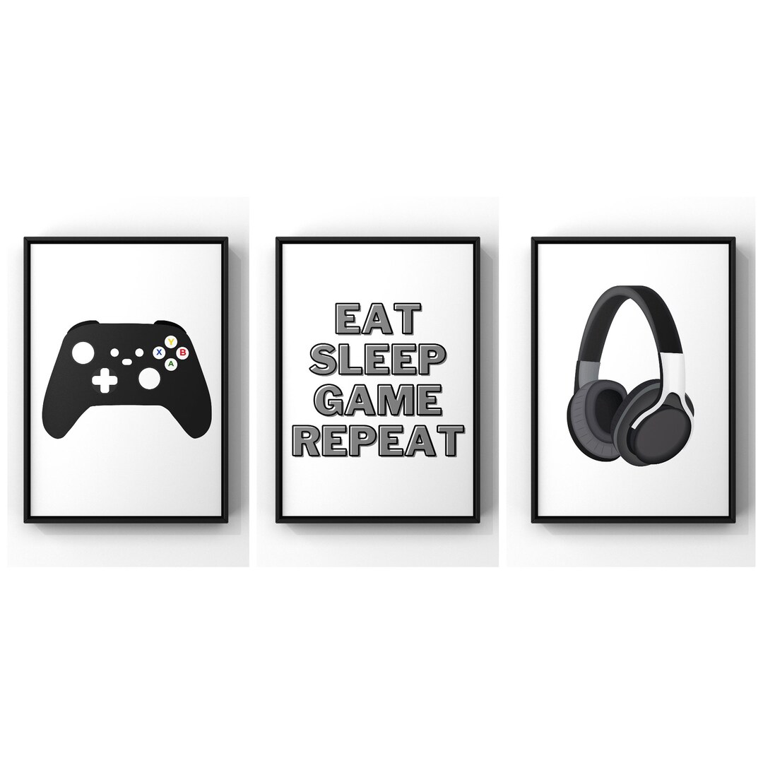 Gaming Print, Printable Gaming Poster, Gamer Print Digital Download ...