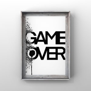 Gaming Prints, Gaming Poster, Printable Video Game Wall Art, Gamer Gift ...