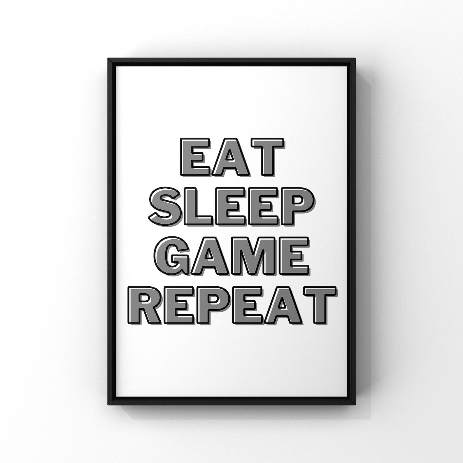 Gaming Print, Printable Gaming Poster, Gamer Print Digital Download ...